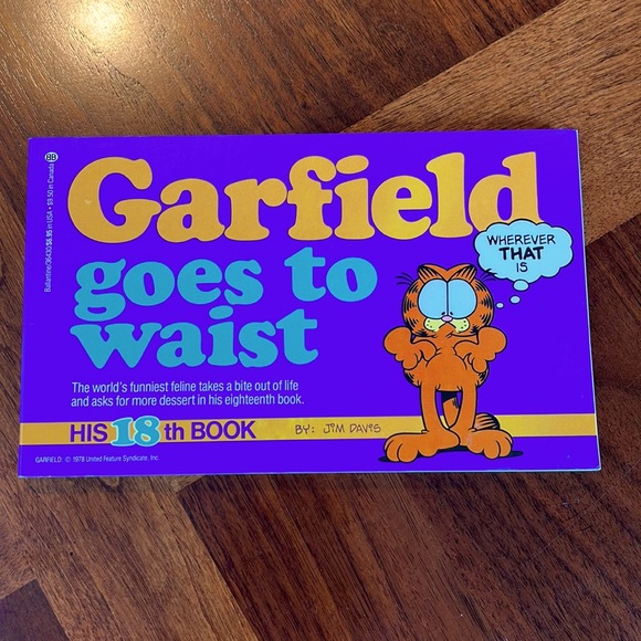 Garfield | Design | Vintage Garfield Comic Book 8th Book | Poshmark